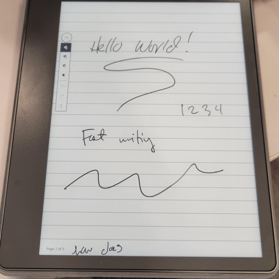 The New Amazon Scribe – Stacking up to reMarkable