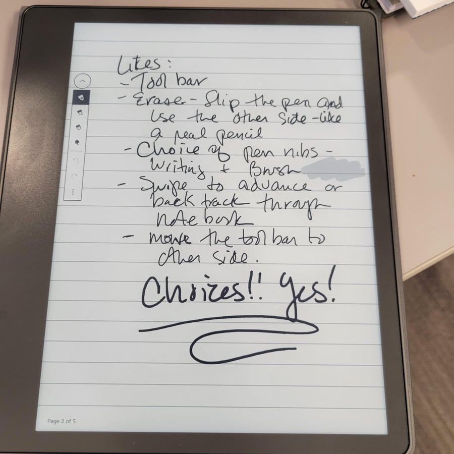 The New Amazon Scribe – Stacking up to reMarkable