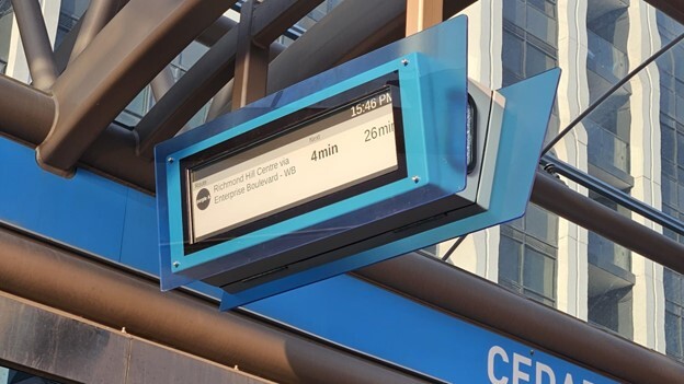 Published by E Ink: Papercast® ePaper Signage Improves the Rider ...