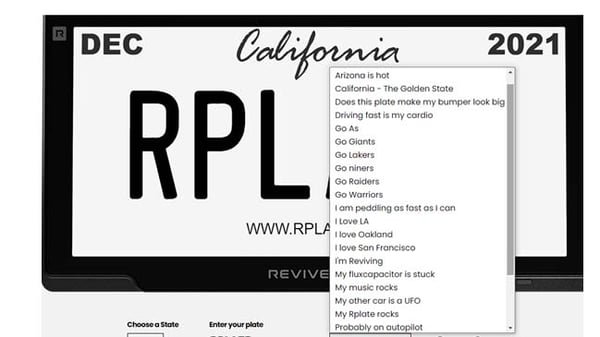 Reviver Creates Smart License Plate with E Ink Digital Paper