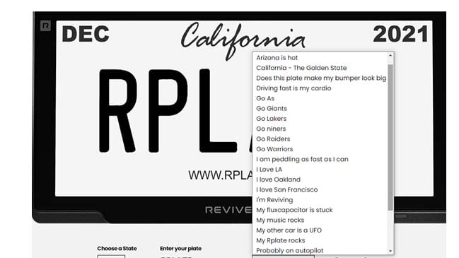 Reviver Creates Smart License Plate with E Ink Digital Paper