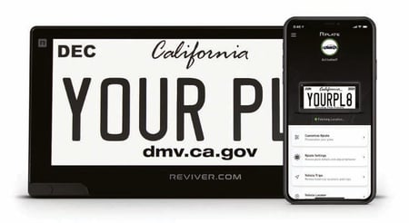 Reviver Creates Smart License Plate with E Ink Digital Paper