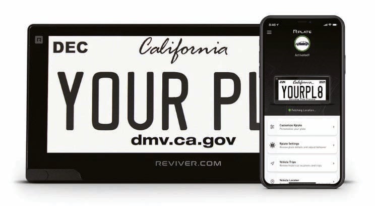 Reviver Creates Smart License Plate with E Ink Digital Paper