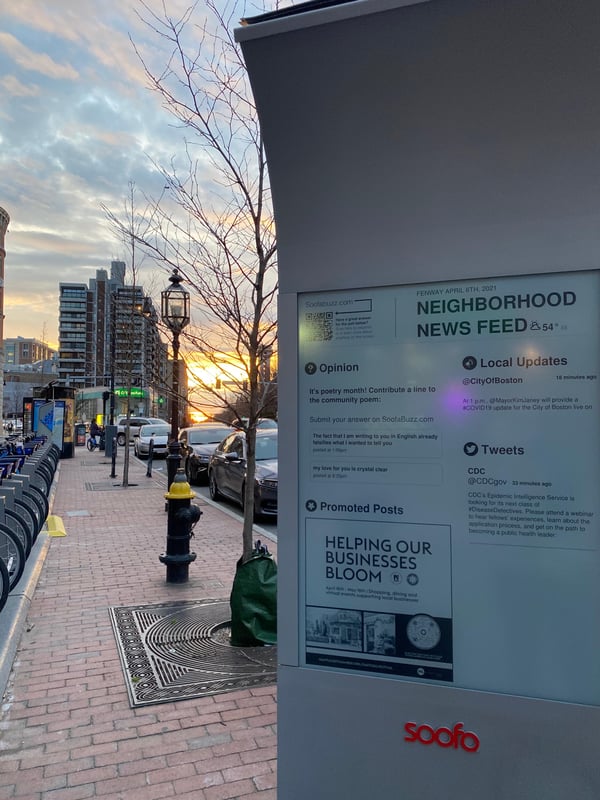 E Ink in the Wild - Soofa Kiosks